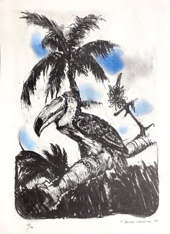 Walter Kohler-Chevalier Lithografie 1977 (Neu (gemäss Beschreibung)) in ...