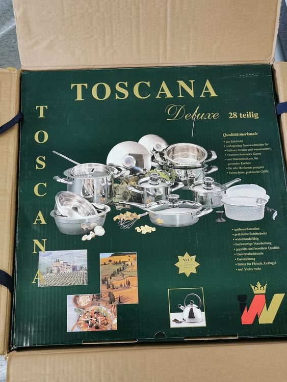 Kochtopf Set 28 Teilen Toscana NEU (Neu und originalverpackt) in Toffen für CHF 79 – mit ...