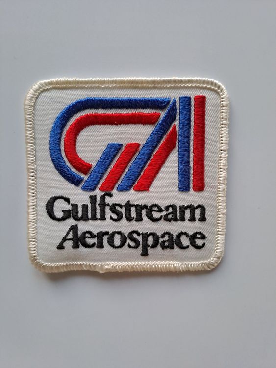 Gulfstream Aerospace badge / Patch * (Gebraucht) in Perly für CHF 3 – mit Lieferung auf Ricardo ...