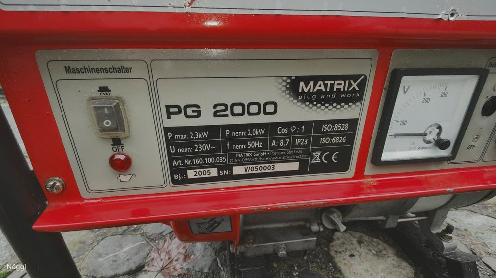 Stromgenerator Matrix PG 2000 | Acheter sur Ricardo