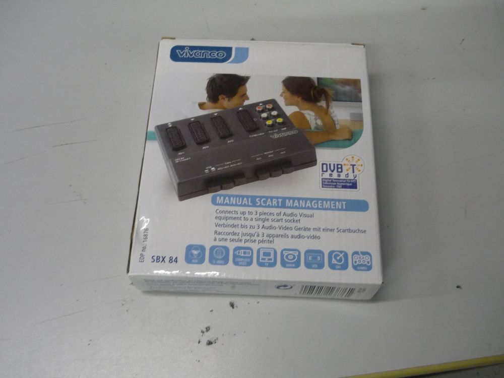 Vivanco Manual Scart Management VHS DVD TV Video Scart Cinch | Acheter ...