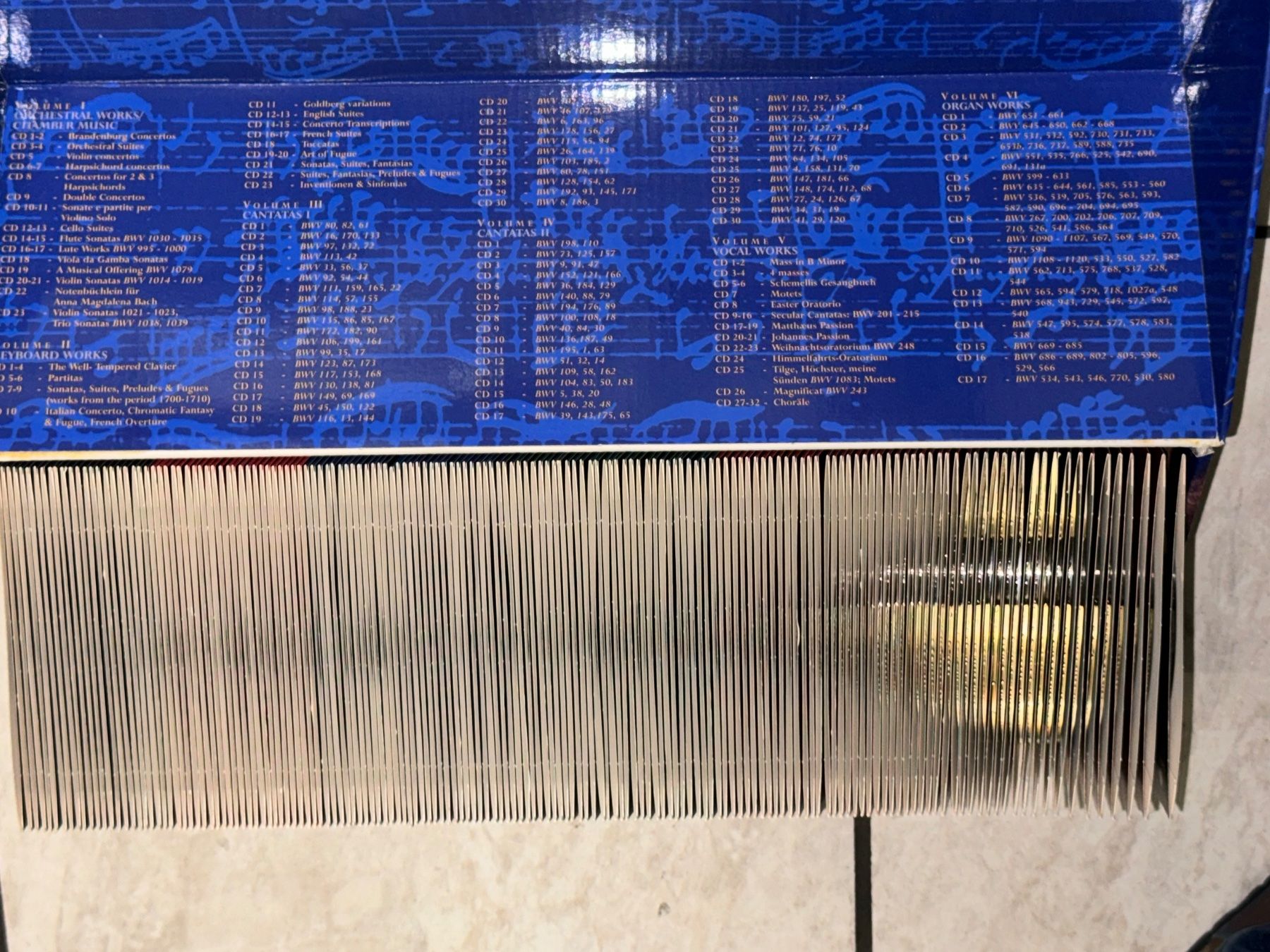 Johann Sebastian Bach Edition Complete Works 155 Cd Box Set (Gebraucht ...