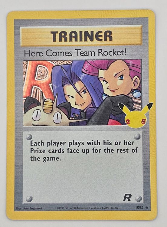 Pokemon Trainer Karte ️ Celebrations Team Rockets 🥳 (Gebraucht) in ...