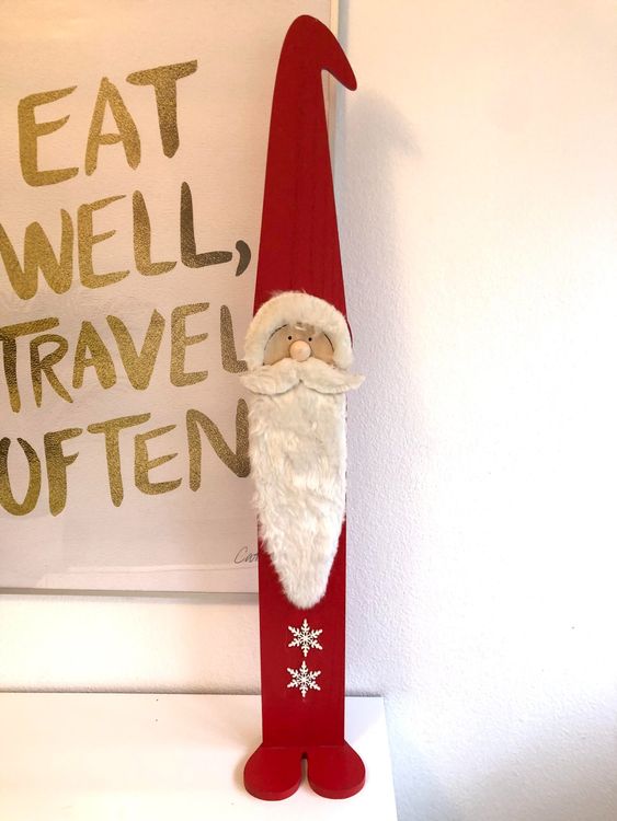 BERN! 101 cm gross! Santa aus Holz / Weihnachten Deko | Kaufen auf Ricardo