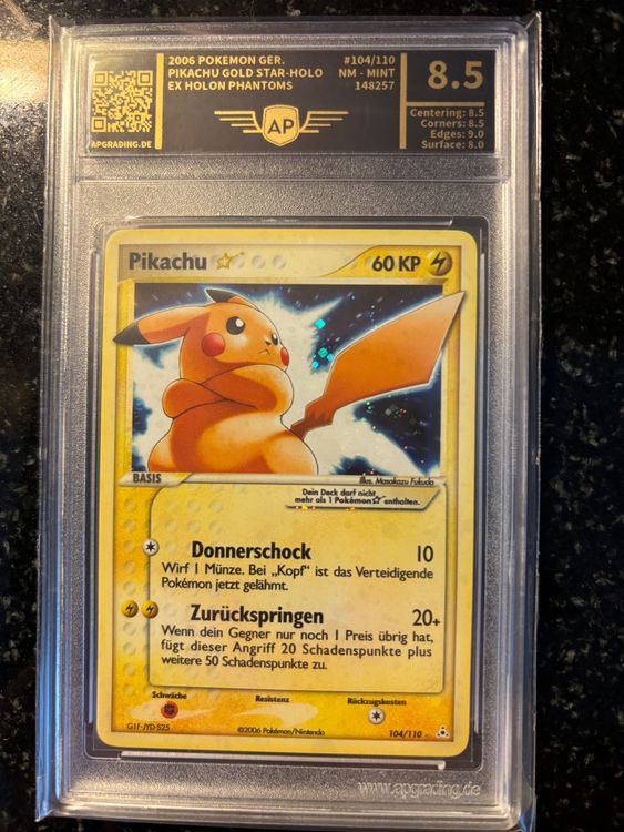 Pikachu Gold Star (Ex Holon Phantoms) 104/110 (Gebraucht) in Burgdorf ...