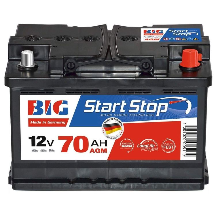 BIG Start-Stop AGM 12V 70Ah (Neu und originalverpackt) in Bottighofen für CHF 133 – mit ...