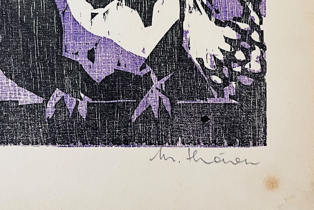Martin THÖNEN ( 1942 ) Holzschnitt Handsigniert (Gebraucht) in Root für CHF 10 – mit Lieferung ...