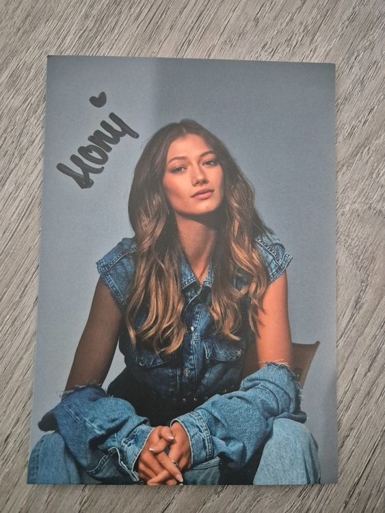 Autogrammkarte von Leony mit Originalunterschrift (Neu (gemäss ...