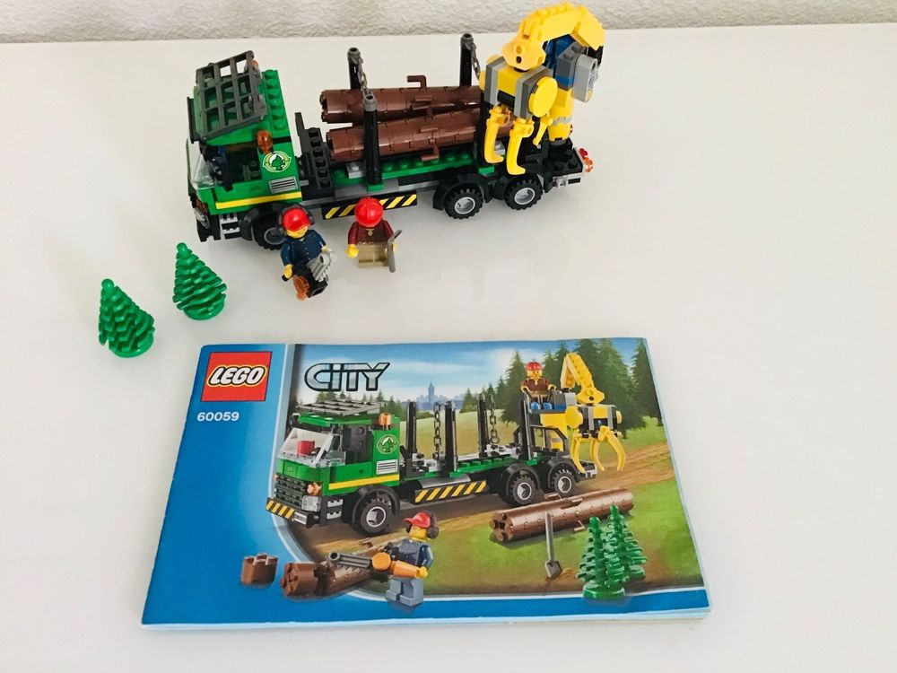 Lego City 60059 Holztransporter + 60020 Cargo Truck | Kaufen auf Ricardo