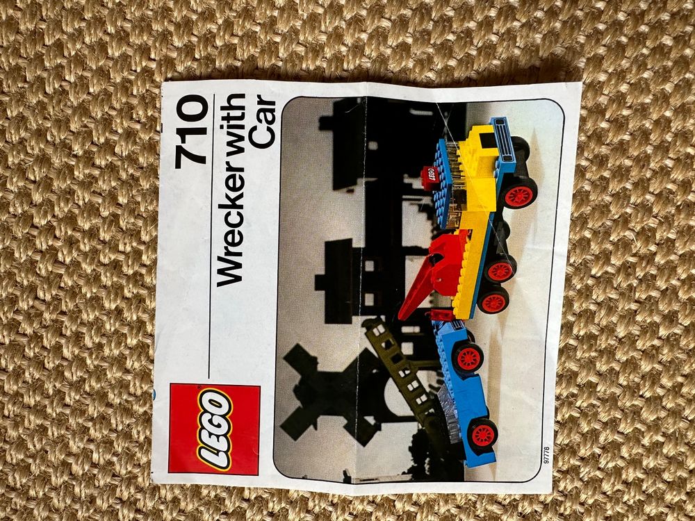 Lego Set 710 Wrecker with Car, Abschleppfahrzeug mit Anhänge (Gebraucht ...
