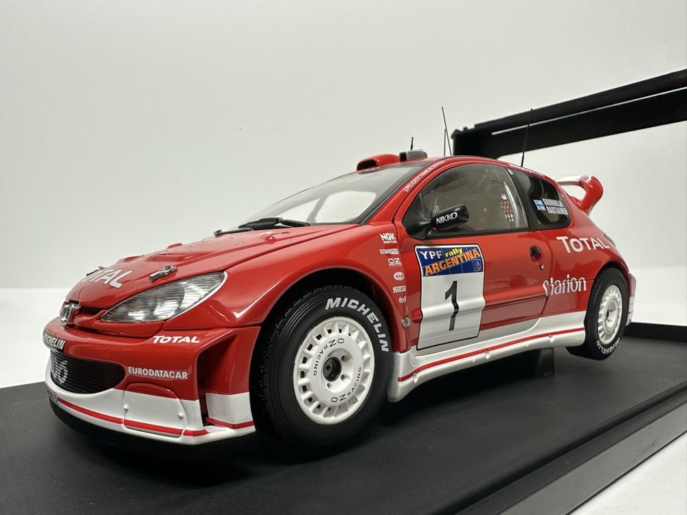 Peugeot 206 WRC 1:18, Gronholm, Rally Argentina, AutoArt,OVP (Neu (gemäss Beschreibung)) in ...