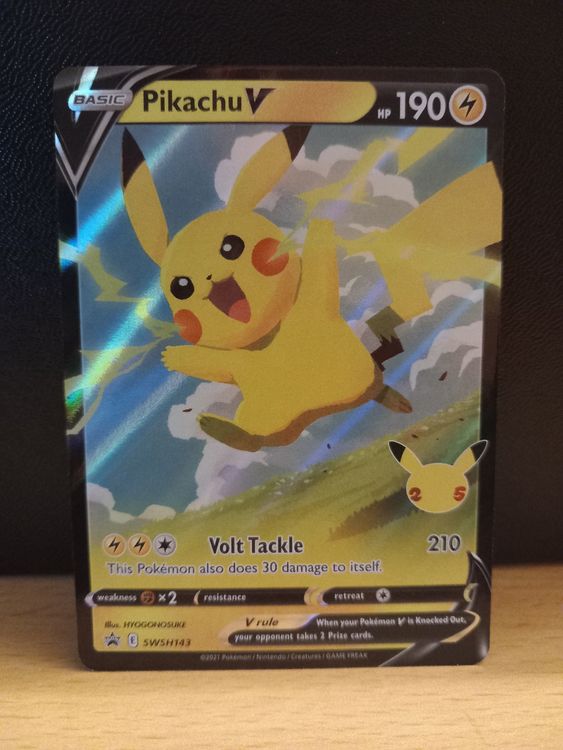 Pikachu V swsh143 promo celebrations 25th | Kaufen auf Ricardo