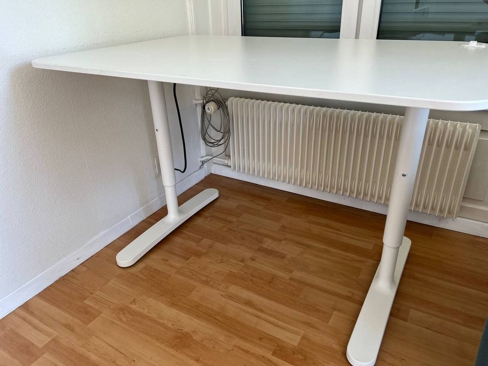 Ikea BEKANT White Desk 120x80 cm | Kaufen auf Ricardo