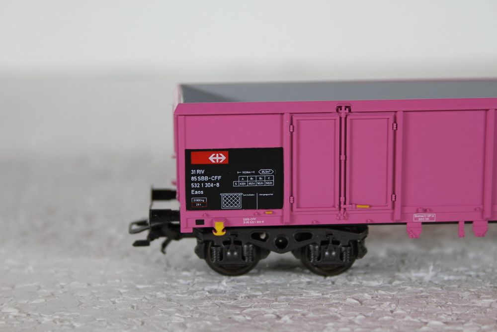 Märklin 4718 SBB Hochbordwagen Eaos pink Ep.4 | Kaufen auf Ricardo
