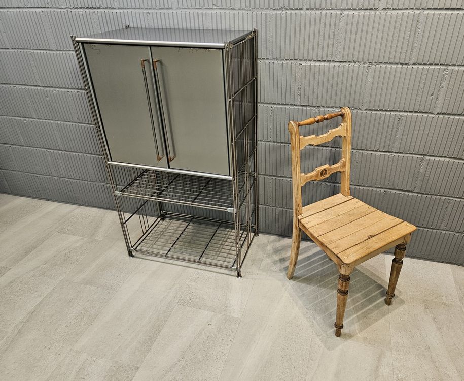 BALTON Chrom Gitterregal Schrank Regal Schrank Metallschrank | Kaufen ...