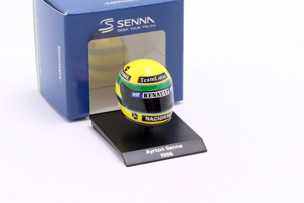 Senna #12 John Player Team Lotus Formel 1 1986 1/10 PMA NEU (Neu und ...