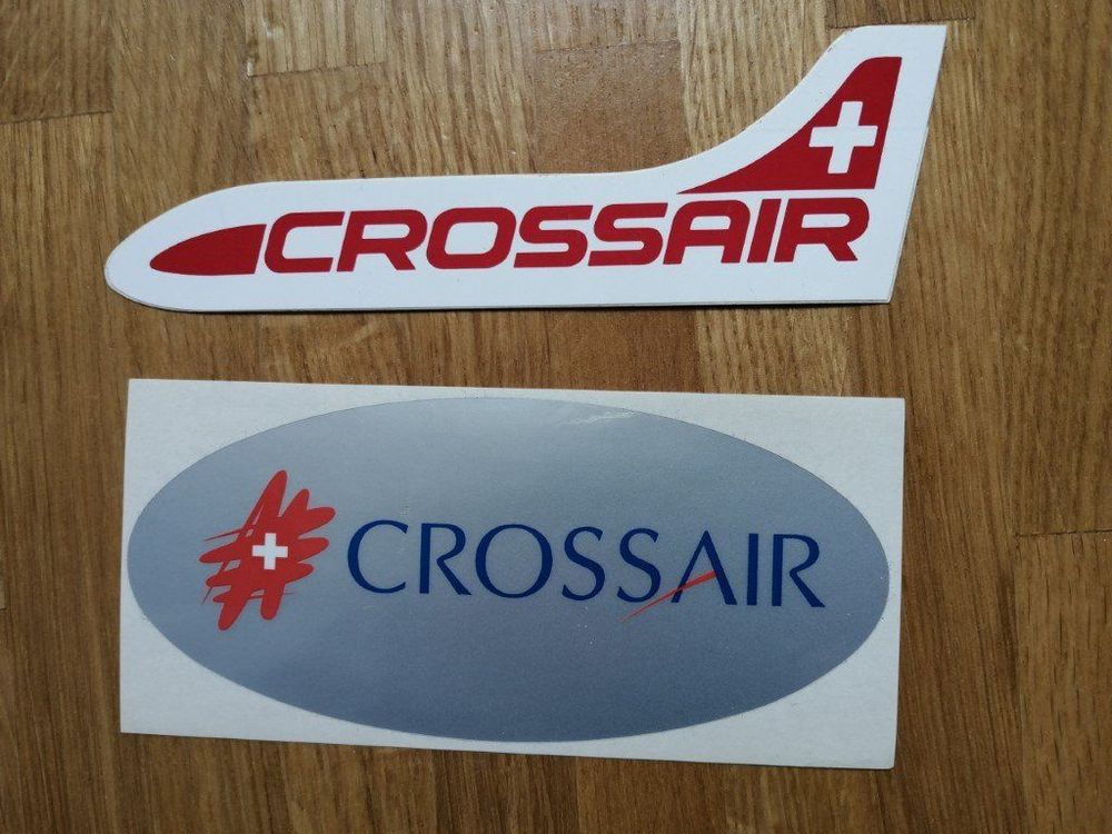 2 x Crossair Aufkleber / Sticker (Gebraucht) in Aesch BL für CHF 4 ...