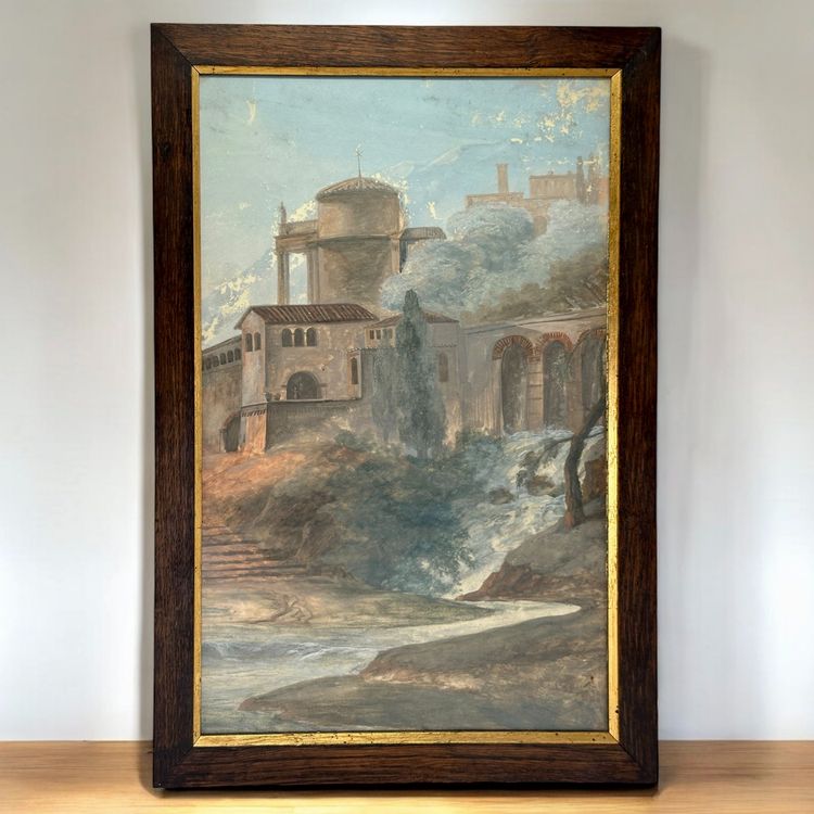 Philippe de Fégely (Suisse, 1790 - 1831) paysage au pastel (Gebraucht ...
