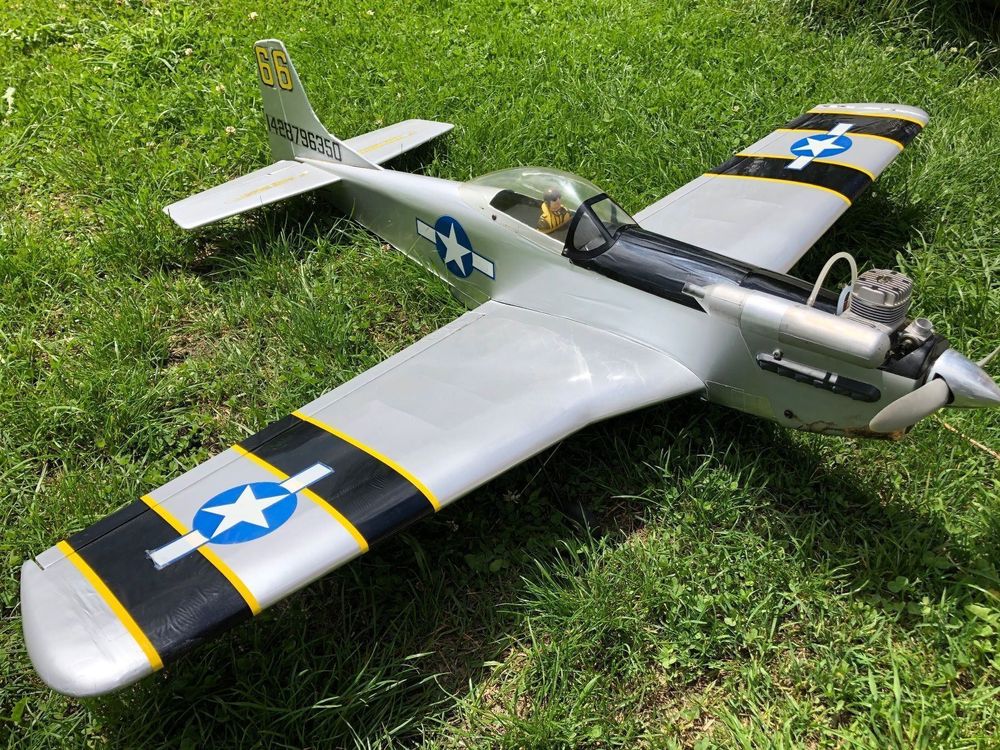 Graupner P-51 Mustang, 15 cm3 2T Silent | Kaufen auf Ricardo