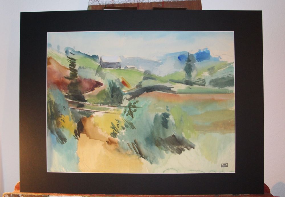 Hans Rohner - Aquarell auf Papier, Landschaft | Kaufen auf Ricardo