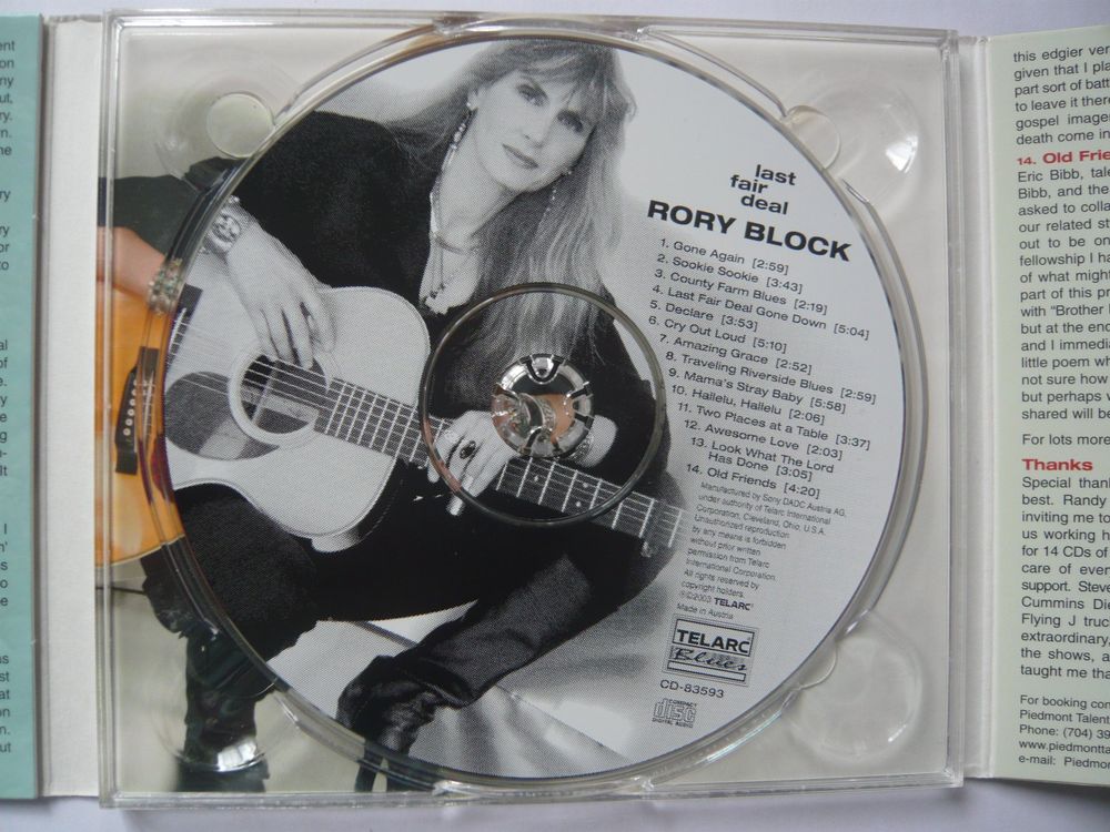 RORY BLOCK Last Fair Deal | Kaufen auf Ricardo