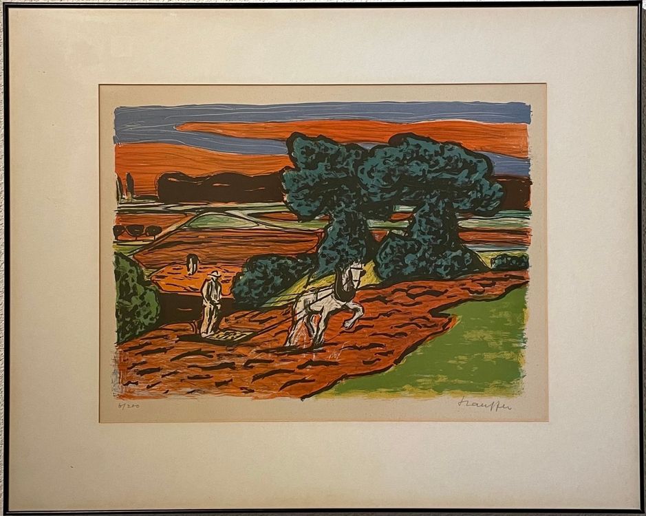 Fred STAUFFER (1892-1980) - Farblithographie handsigniert | Kaufen auf Ricardo