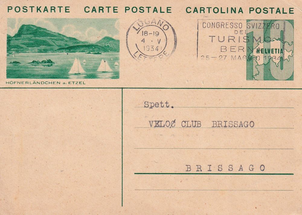 Carte postale / Postkarte / Cartolina postale (Gebraucht) in Orvin für ...