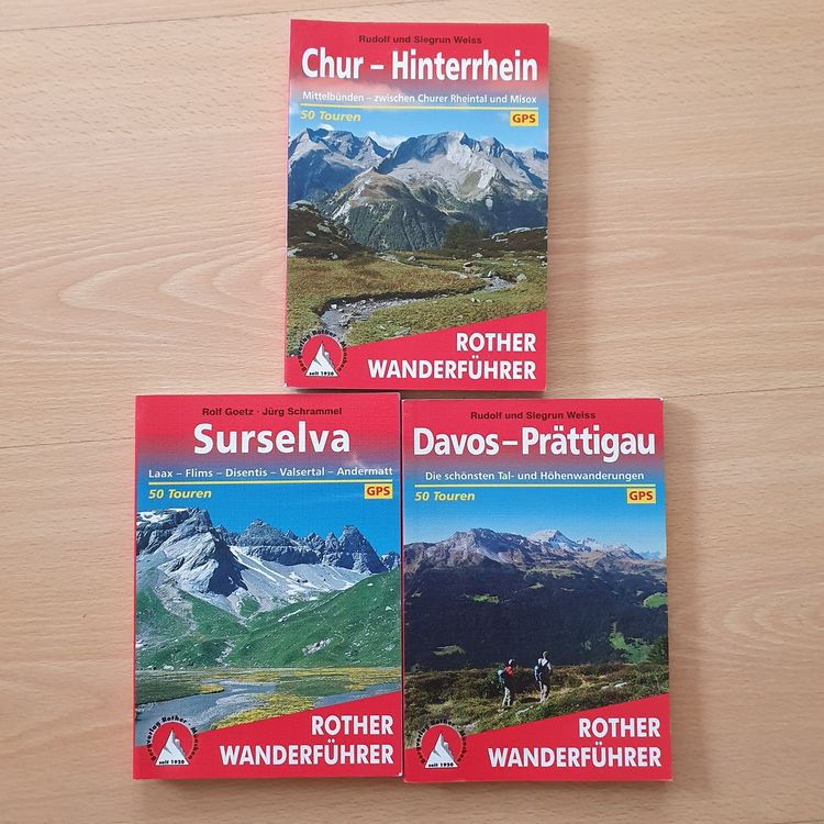 ROTHER Wanderführer Graubünden 3er Set (Neu (gemäss Beschreibung)) in Henggart für CHF 12 – mit ...