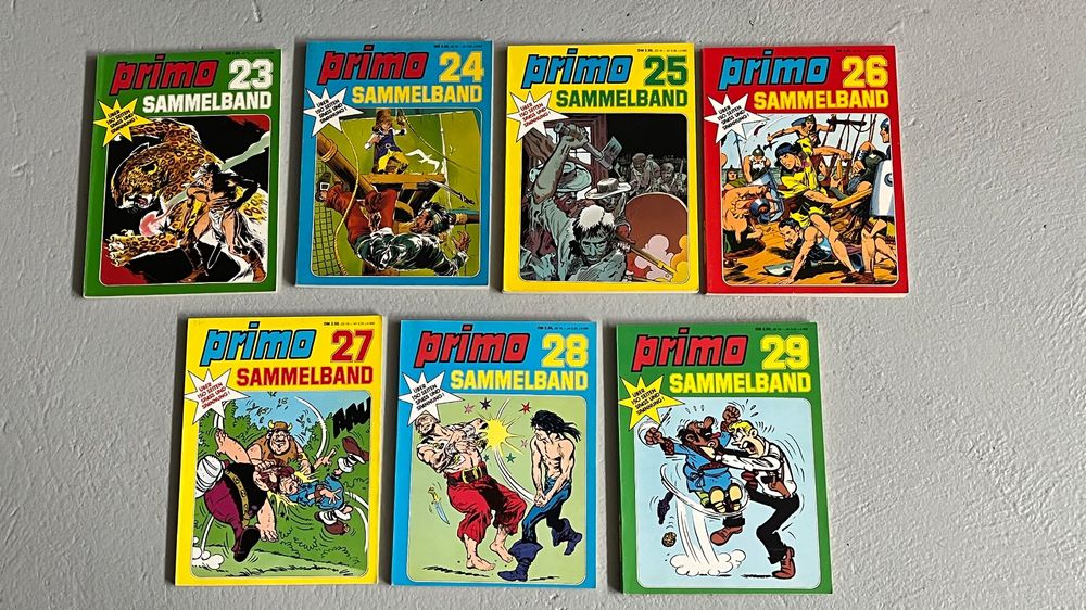 7 Original PRIMO Sammelband Comics aus den 70-er Jahren (Gebraucht) in ...