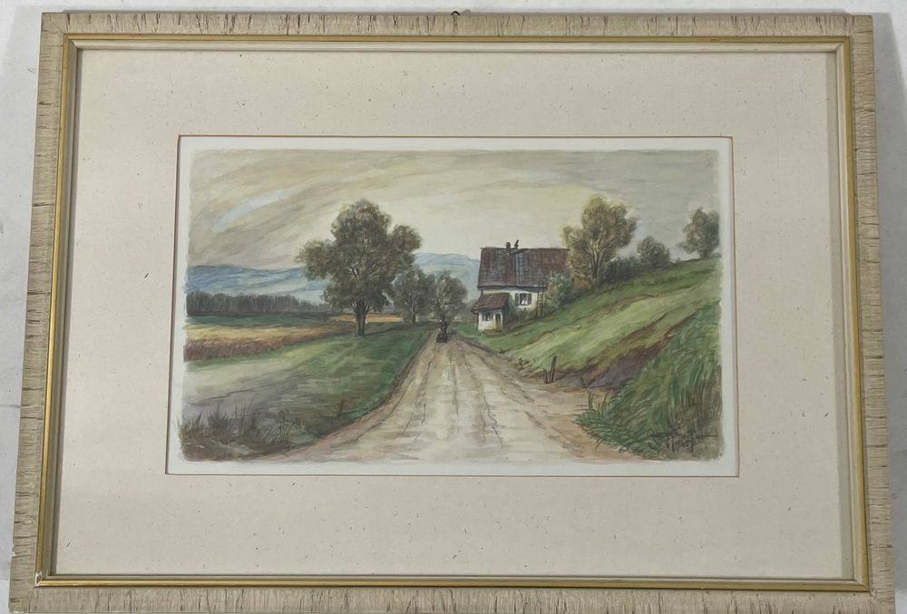 Aquarell mit faszinierendem Sujet Signiert | Kaufen auf Ricardo