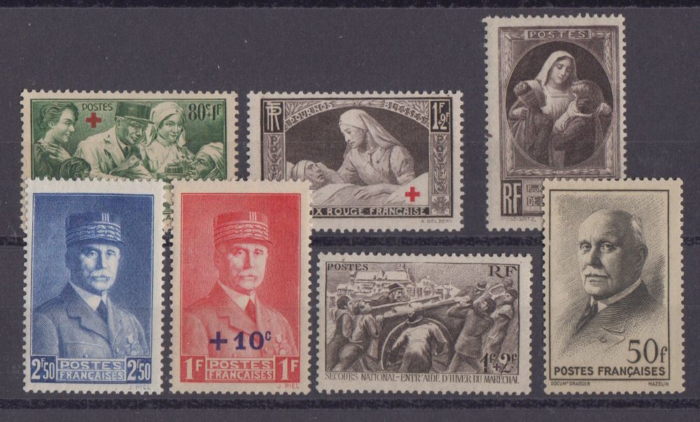 Frankreich: 7 Werte ** (Neu (gemäss Beschreibung)) in Eschlikon TG für CHF 7 – mit Lieferung auf ...