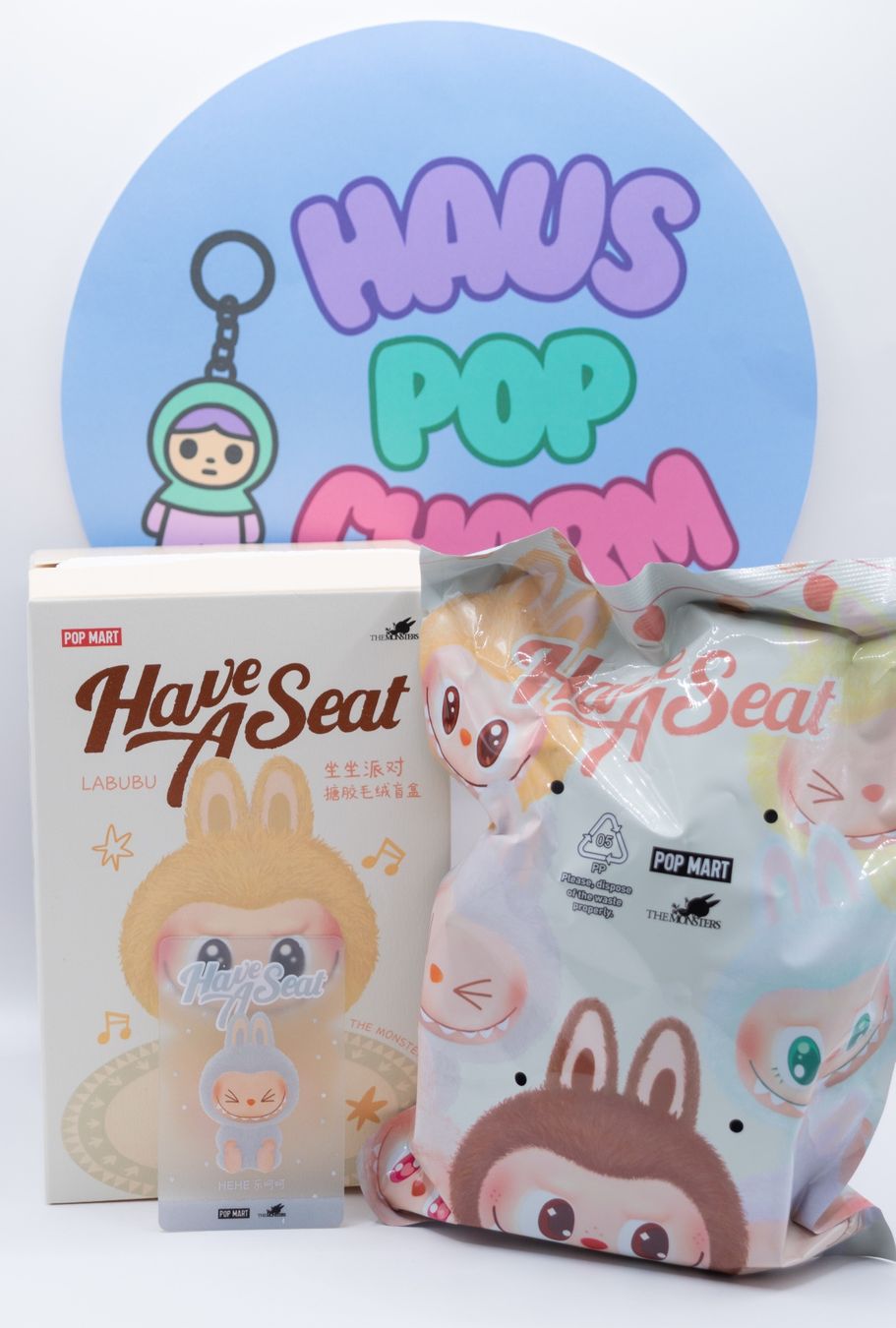 POP MART The Monsters Labubu Have A Seat HEHE (Neu und originalverpackt ...