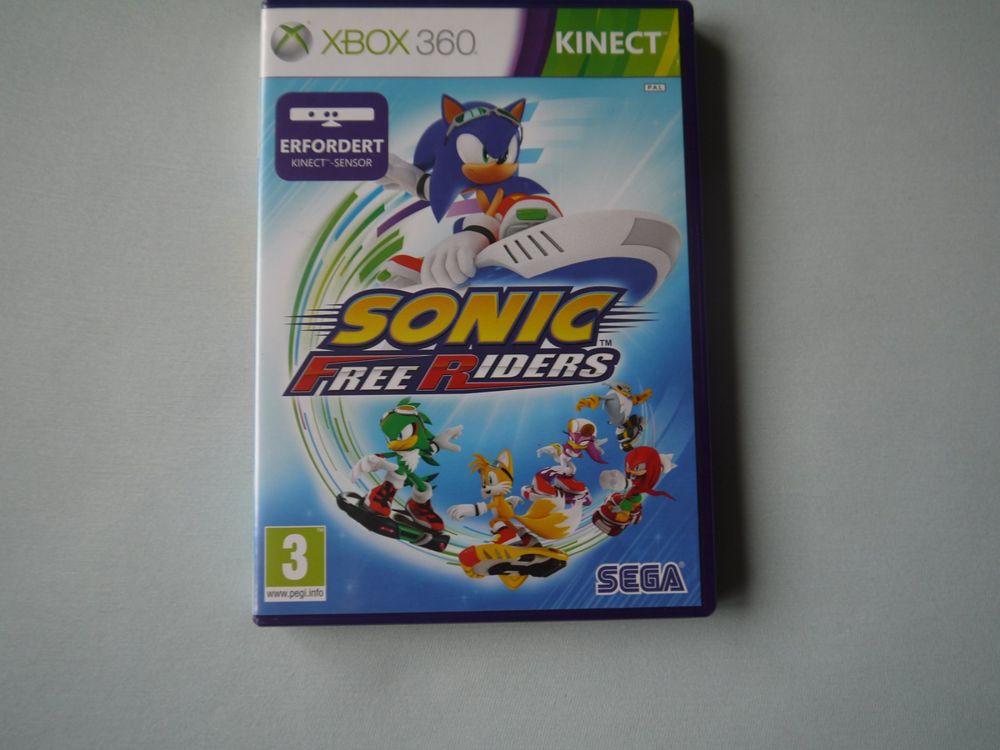 SONIC FREE RIDERS -XBOX 360 - Kinect (Gebraucht) in Hagendorn für CHF ...