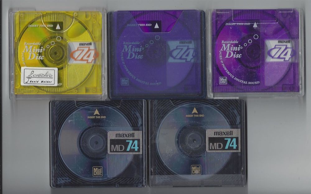 5 x maxell MiniDisc MD 74 Recordable | Kaufen auf Ricardo
