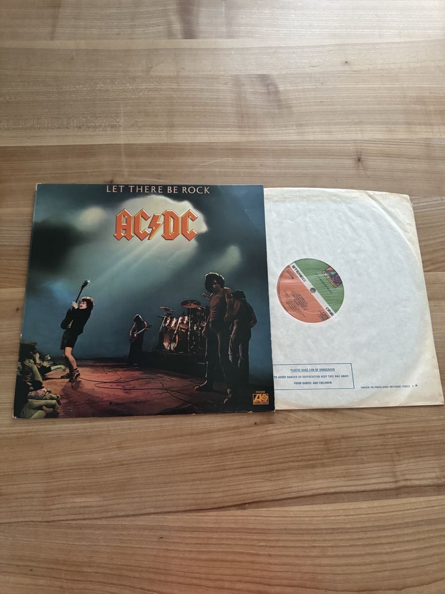 AC/DC - Let There Be Rock - Schallplatte Rarität (Gebraucht) in ...