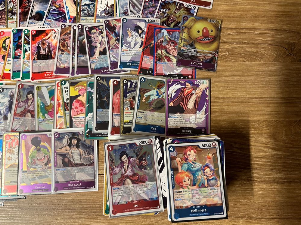 One Piece Karten One Piece Cardgame 340 Karten Mini Sammlung | Kaufen auf Ricardo