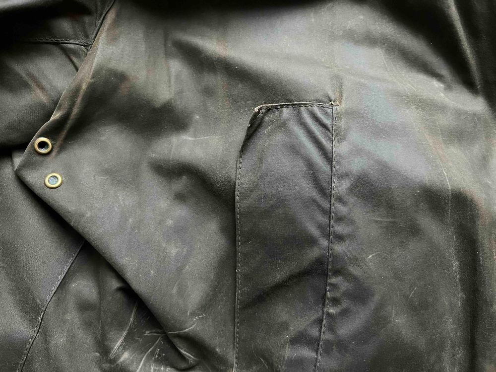 Veste, Barbour Bedale Wax Jacket, L, vert olive (Gebraucht) in Biel ...