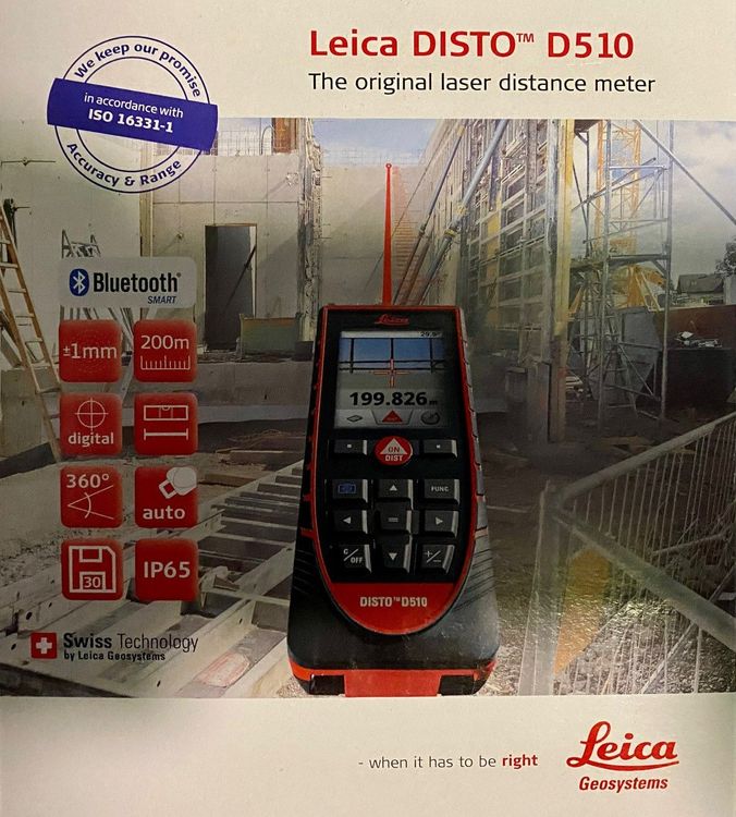 Leica Distanzmessgerät DISTO D510 (Neu (gemäss Beschreibung)) in Gersau für CHF 285 – mit ...