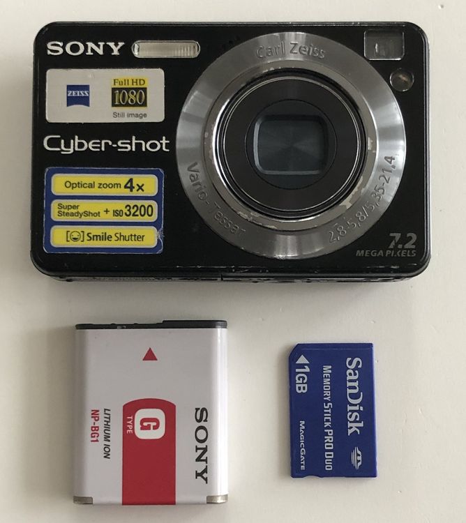 Sony Cyber-shot Super SteadyShot DSC-W120 Carl Zeiss (Gebraucht) in ...