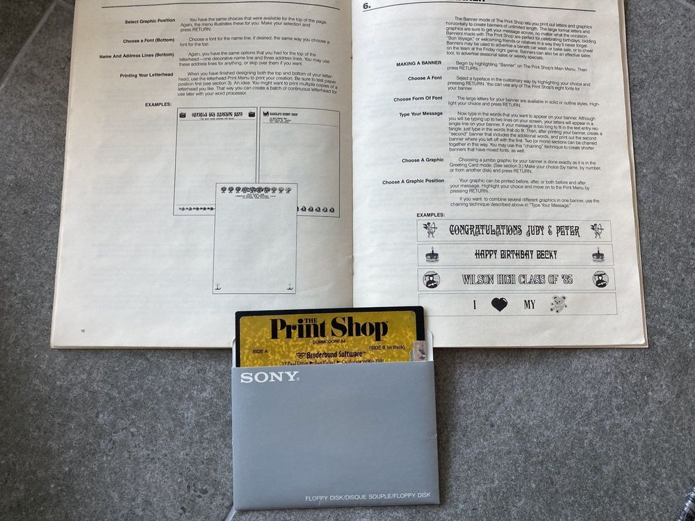 Commodore C64 The Print Shop mit OVP | Kaufen auf Ricardo