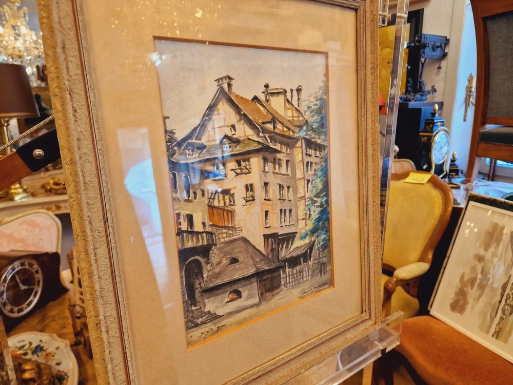 AQUARELL GEMÄLDE, SIGNIERT | Kaufen auf Ricardo