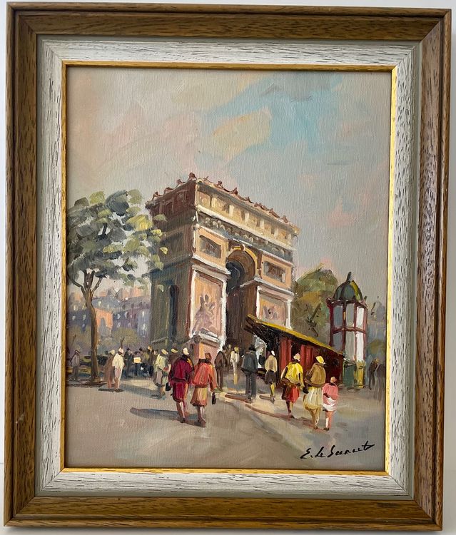 70er Jahre Triumfbuen, Paris, Ölgemälde unleserlich Signiert (Gebraucht) in Root für CHF 10 ...