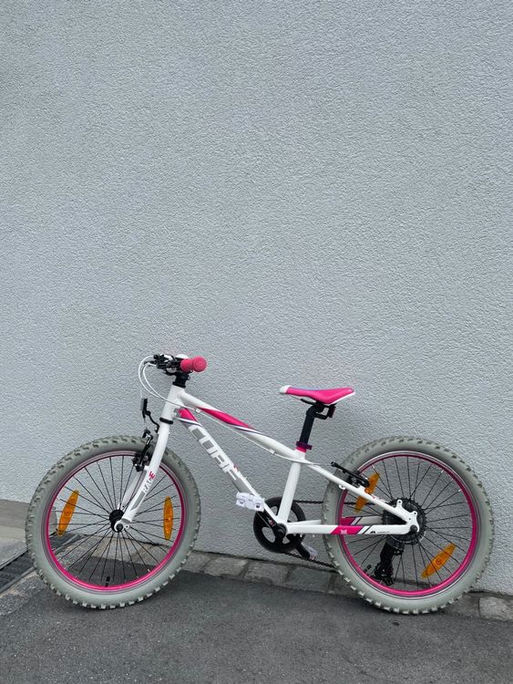 Cube Race 200 - 20 Zoll Kindervelo weiss/pink für Mädchen | Kaufen auf Ricardo