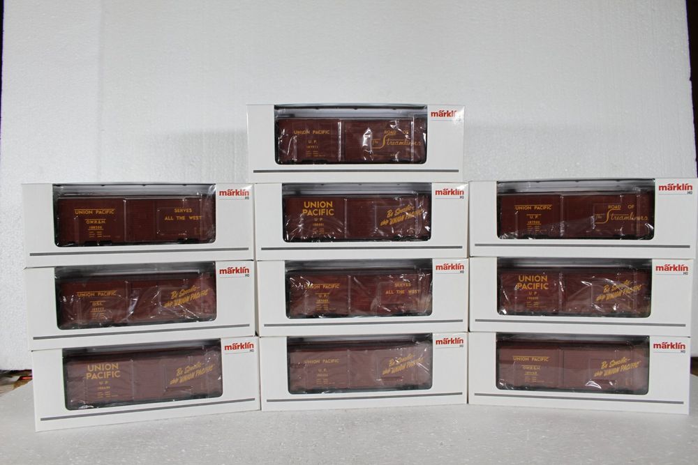 Märklin 45646 US Wagen Set Box Car 10 teilig Union Pacific (Neu (gemäss ...