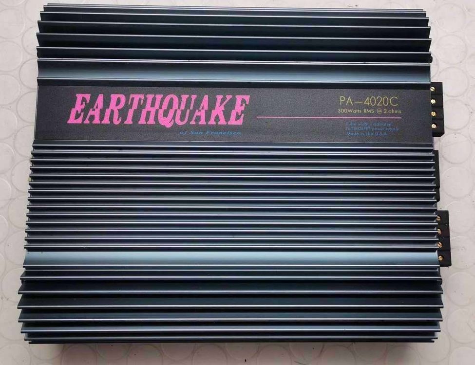 Earthquake PA-4020C (4 canaux - Old School) (D'occasion) à Corcelles ...