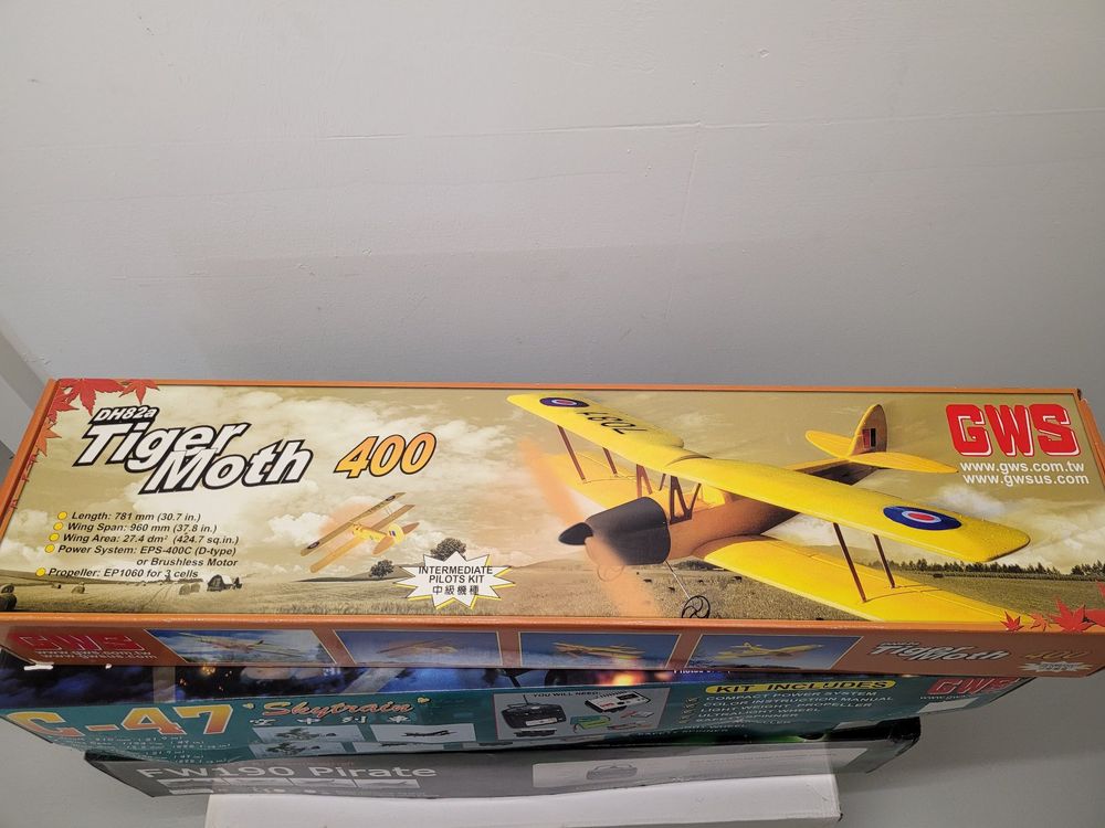 DH 42A, Tiger Moth, Kit Bausatz, 960 mm. Neu+OVP. (Neu und ...