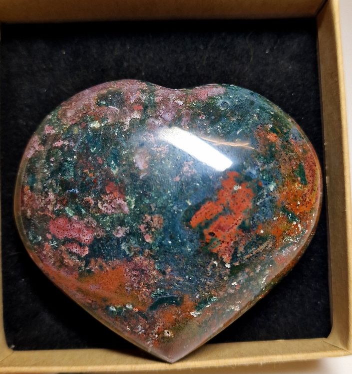 Ozeanjaspis Herz 190g | Kaufen auf Ricardo