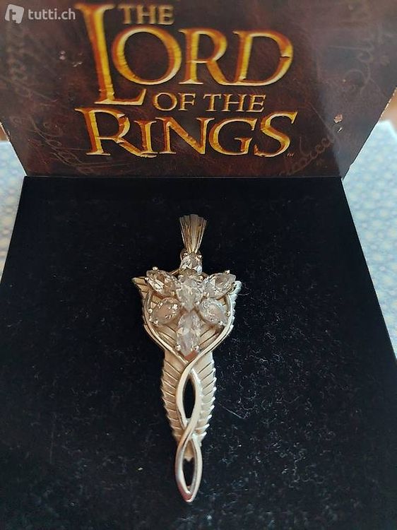 Herr der Ringe Schmuck "Arwens Abendstern " 925 Silber (Neu (gemäss ...