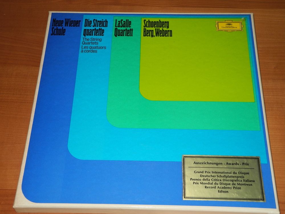 NEUE WIENER SCHULE - LASALLE QUARTETT – DGG 5 LP-BOX (Neu (gemäss Beschreibung)) in Fahrwangen ...