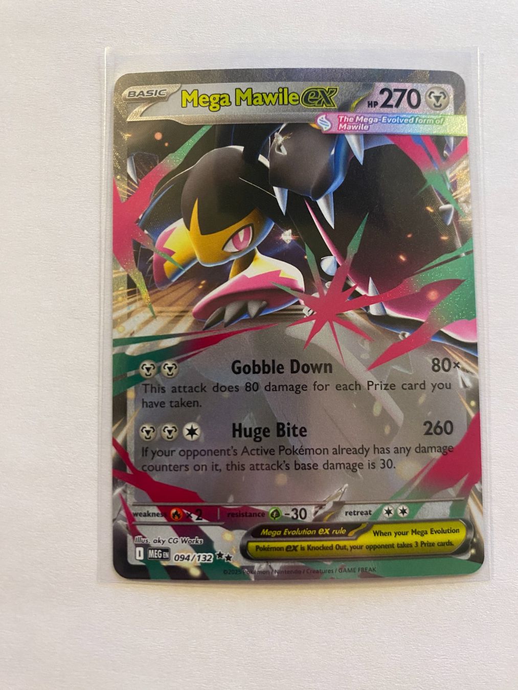 Pokemon Mega Mawile EX 094/132 Mega Evolution EN (Neu (gemäss ...
